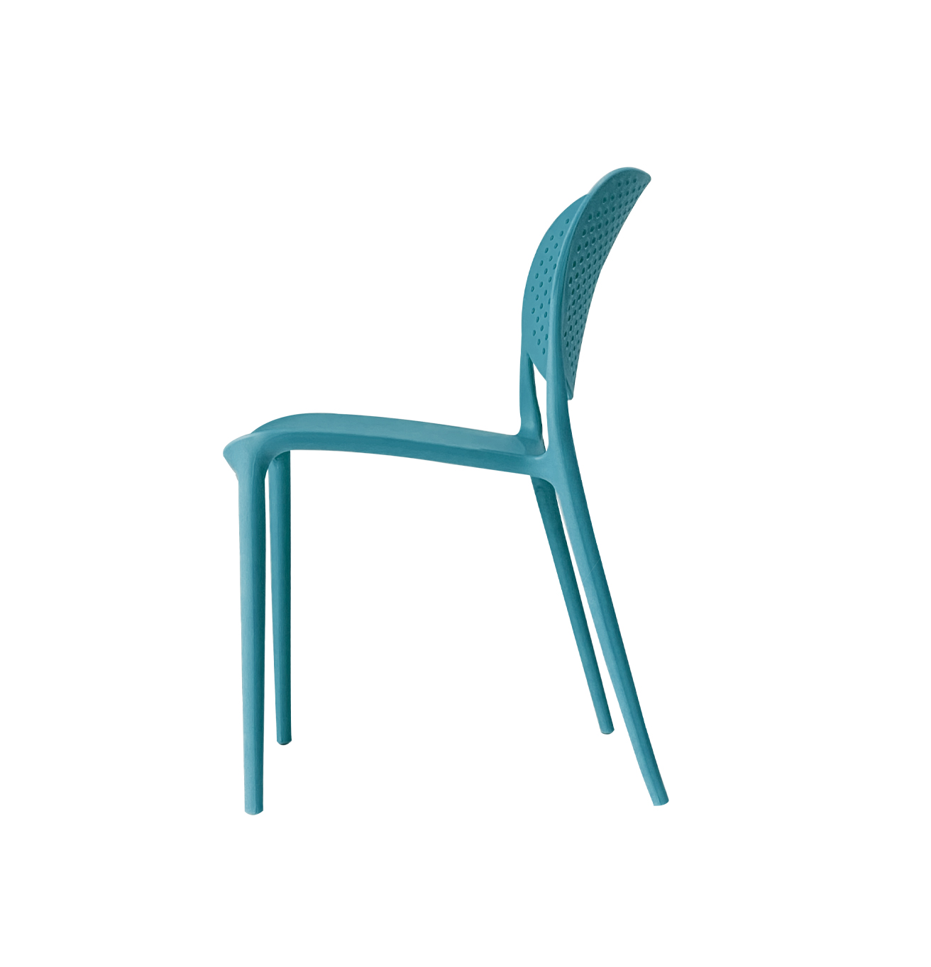 Silla Plástica Estela Turquesa | Altosamobiliario
